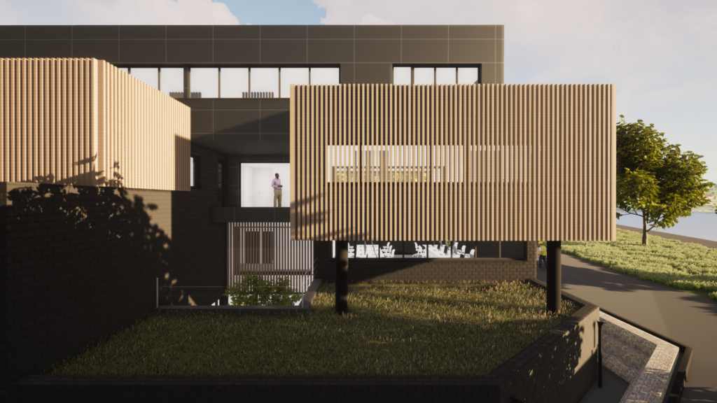 Design façade et bureaux modulaires PI-BU - Trema Architecture